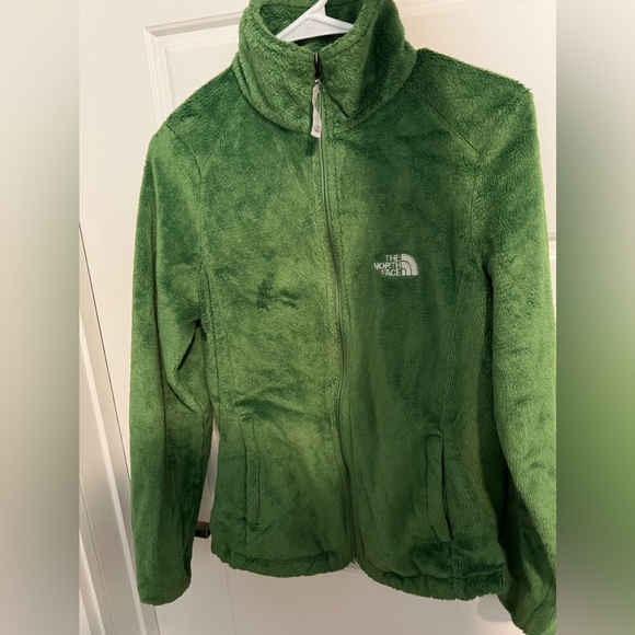 The North Face | Jackets & Coats | The North Face Fuzzy Green Jacket ...